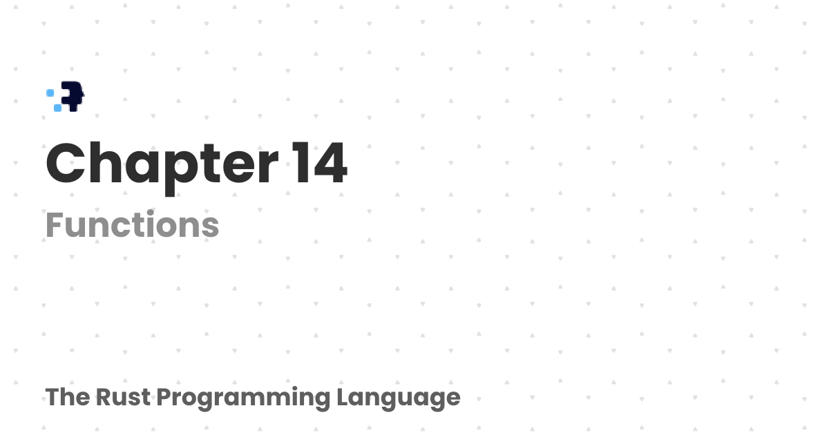 Chapter 14 | The Rust Programming Language