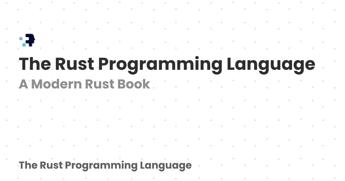 The Rust Programming Language